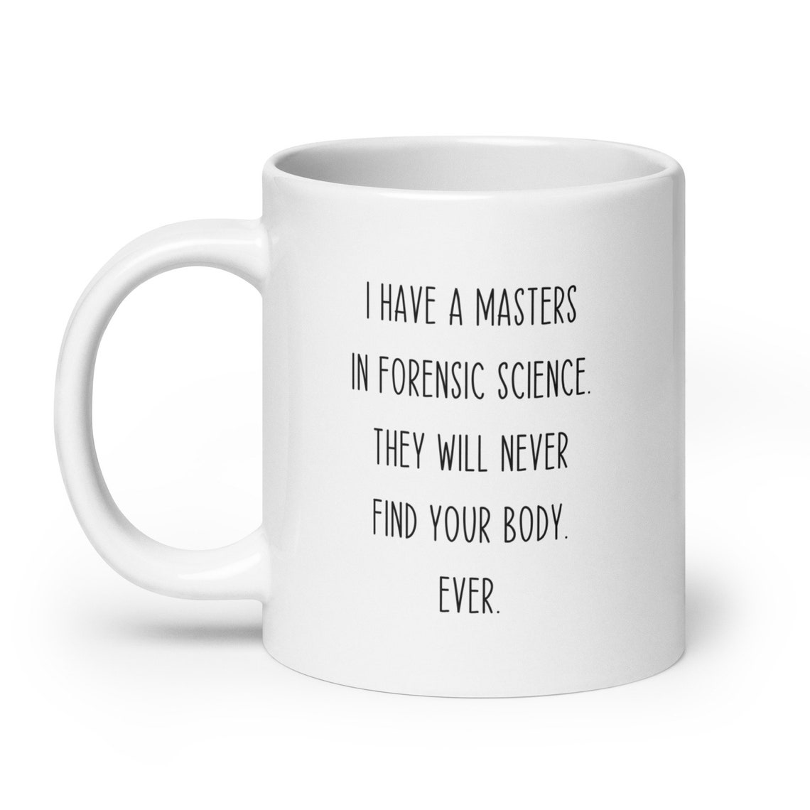 Forensic Science Graduation Gift for Forensic Scientist Gift Coffee Mug ...