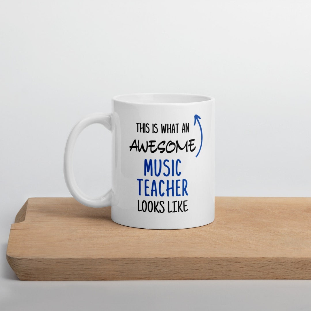 Music Teacher Gift, Music Teacher Mug, Funny Coffee Mug for Teacher ...
