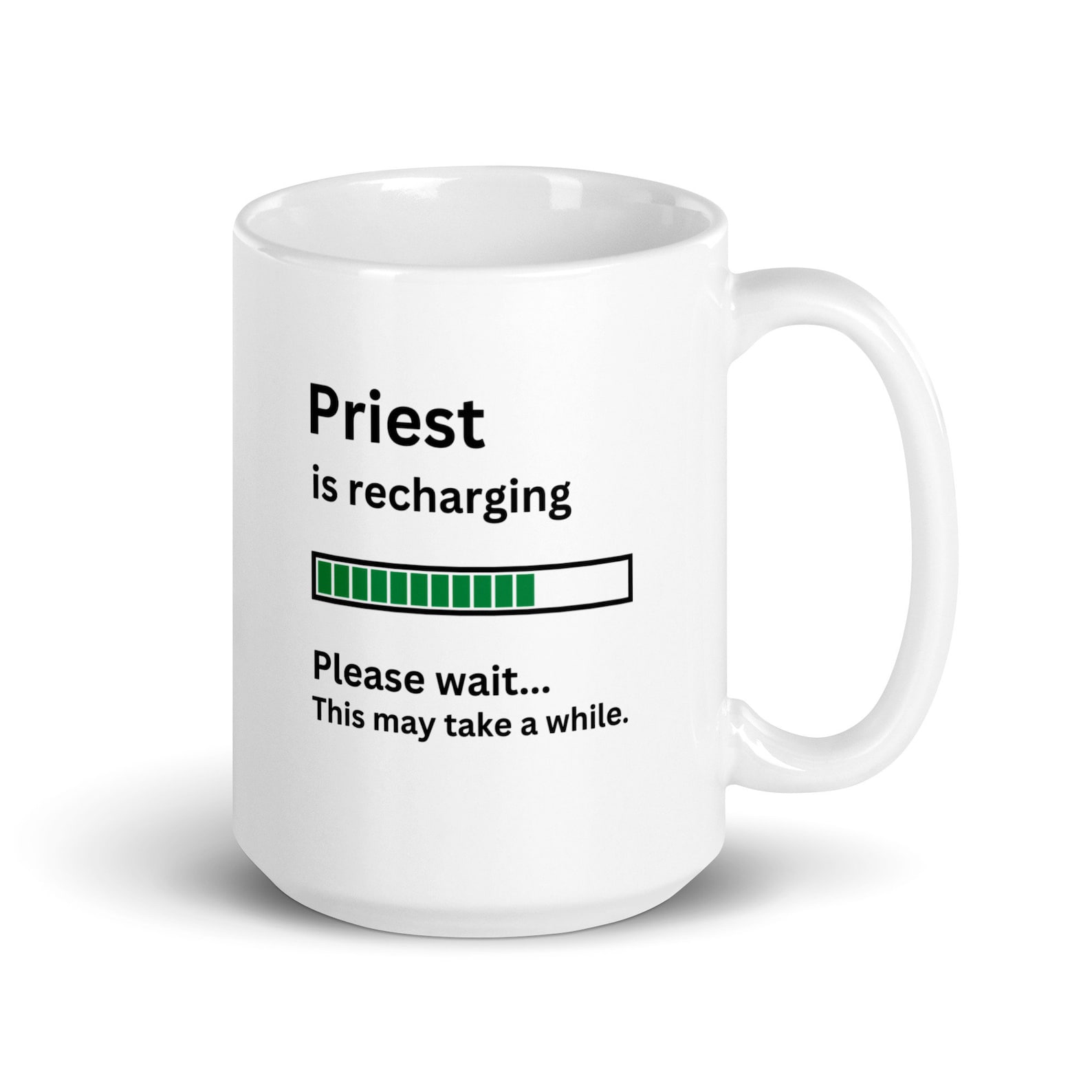 Personalized Priest Gift Mug-custom Mug for Priest-priest is Recharging ...