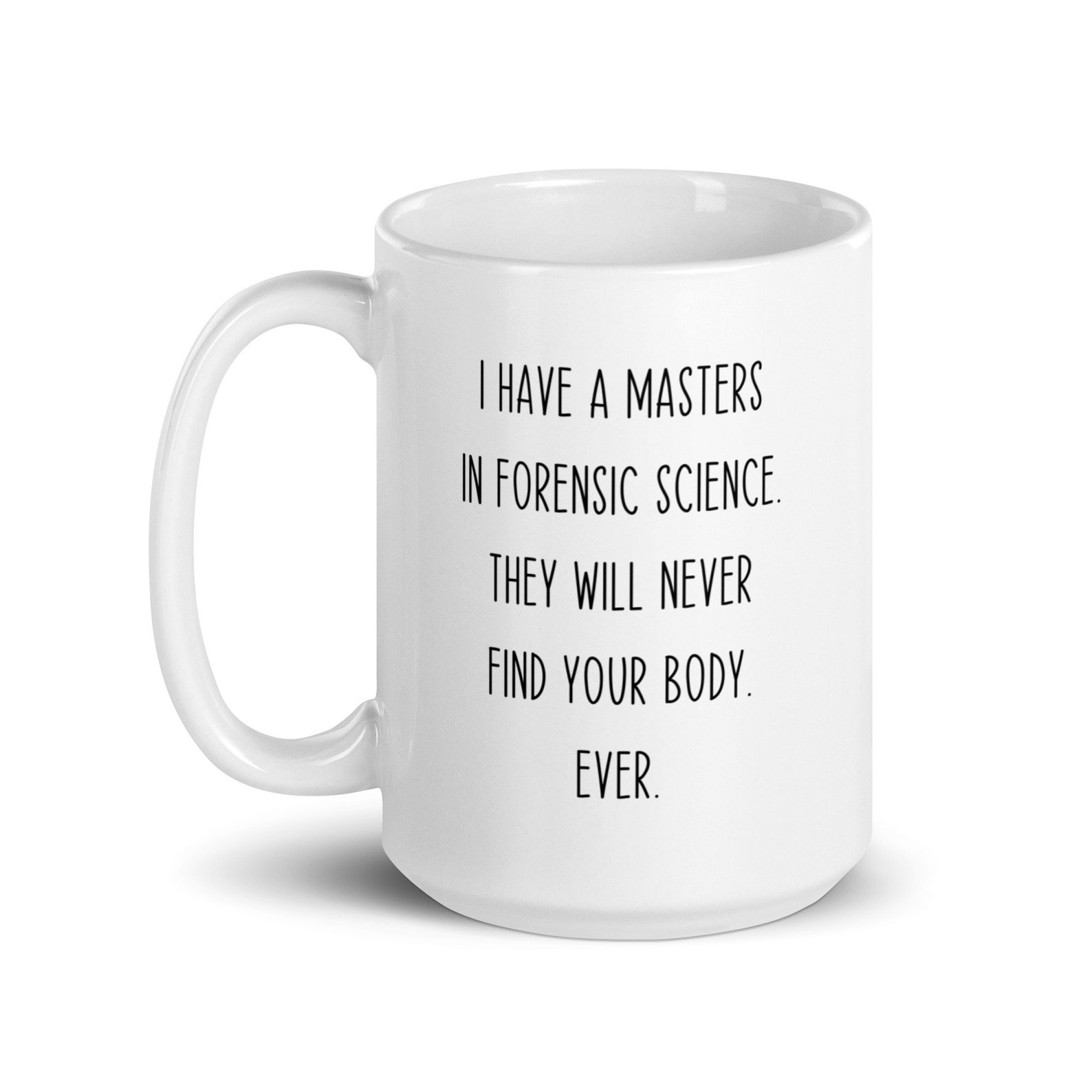 Forensic Science Graduation Gift for Forensic Scientist Gift Coffee Mug ...