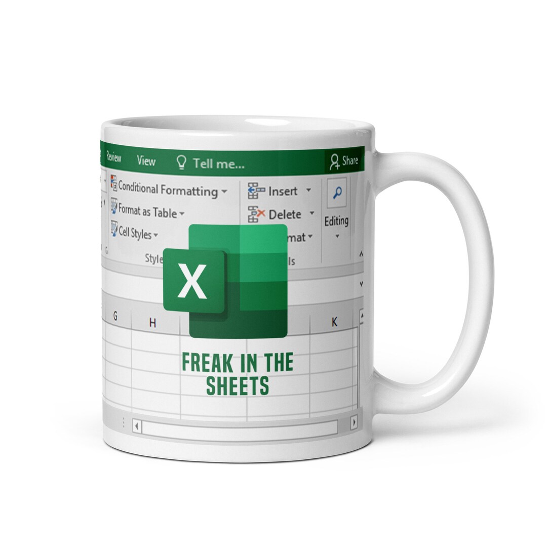 Funny Excel Coffee Mug, Helluva Boss, Gift for Accountants, Data ...