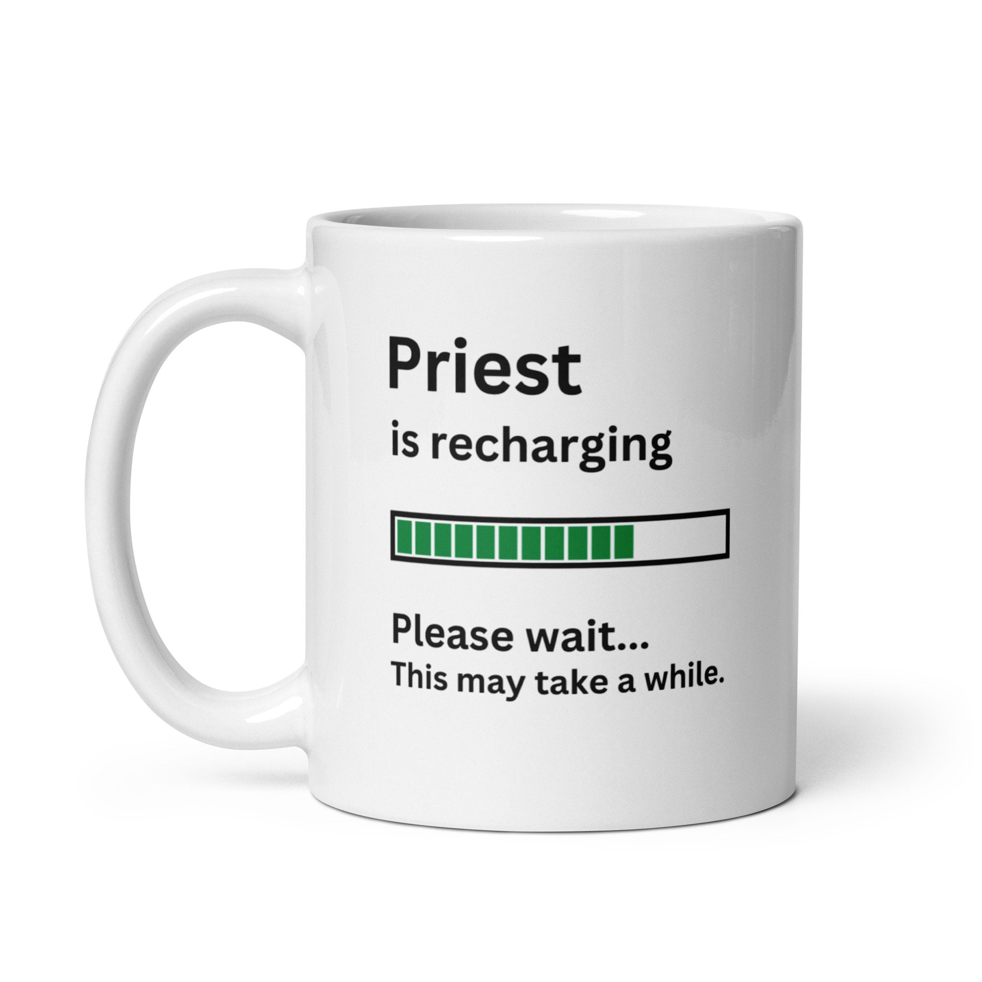 Personalized Priest Gift Mug-custom Mug for Priest-priest is Recharging ...