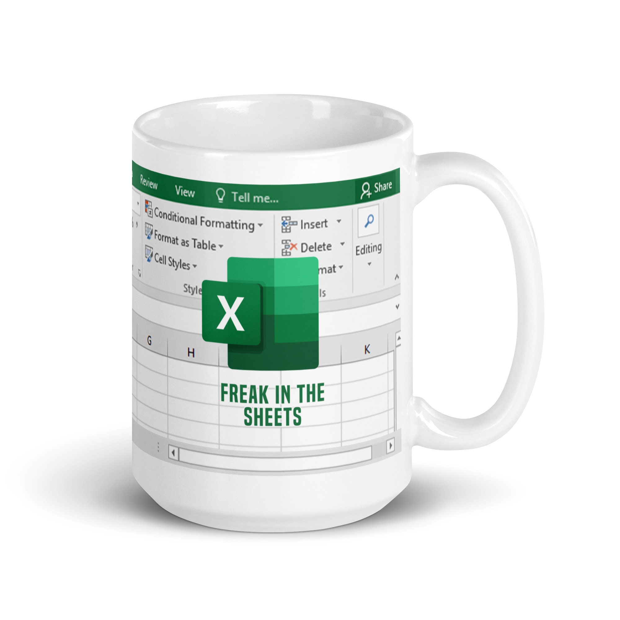 Funny Excel Coffee Mug, Helluva Boss, Gift for Accountants, Data ...