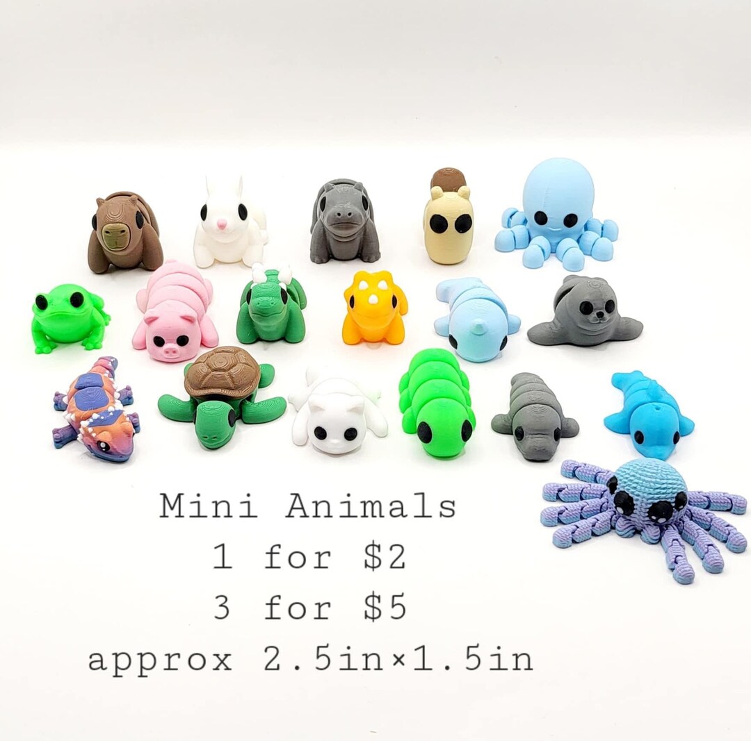 Mini Animals - Etsy