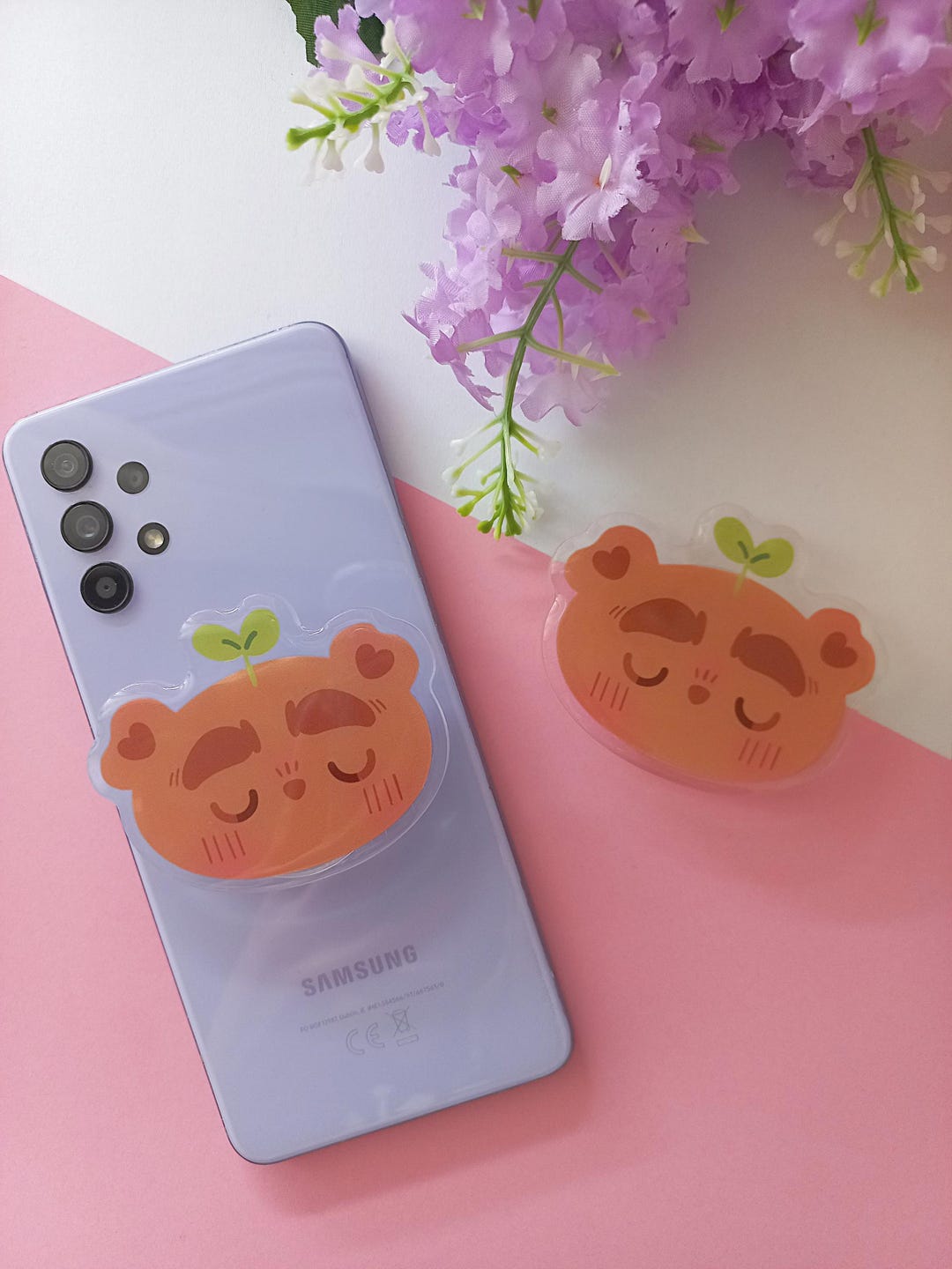 Bear Phone Grip / Cute Phone Grip, Cute Griptok - Etsy