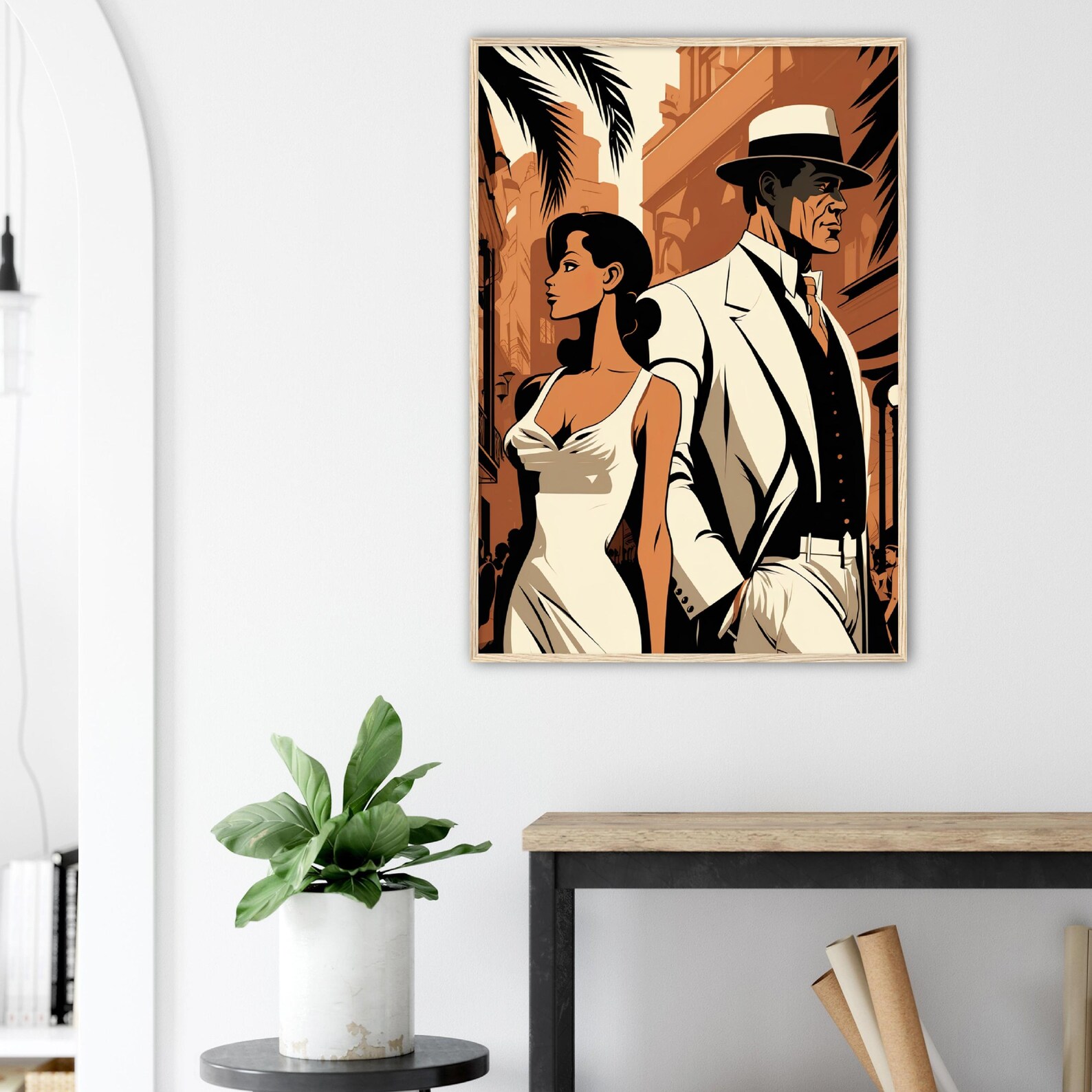Poster With Wooden Frame - Etsy
