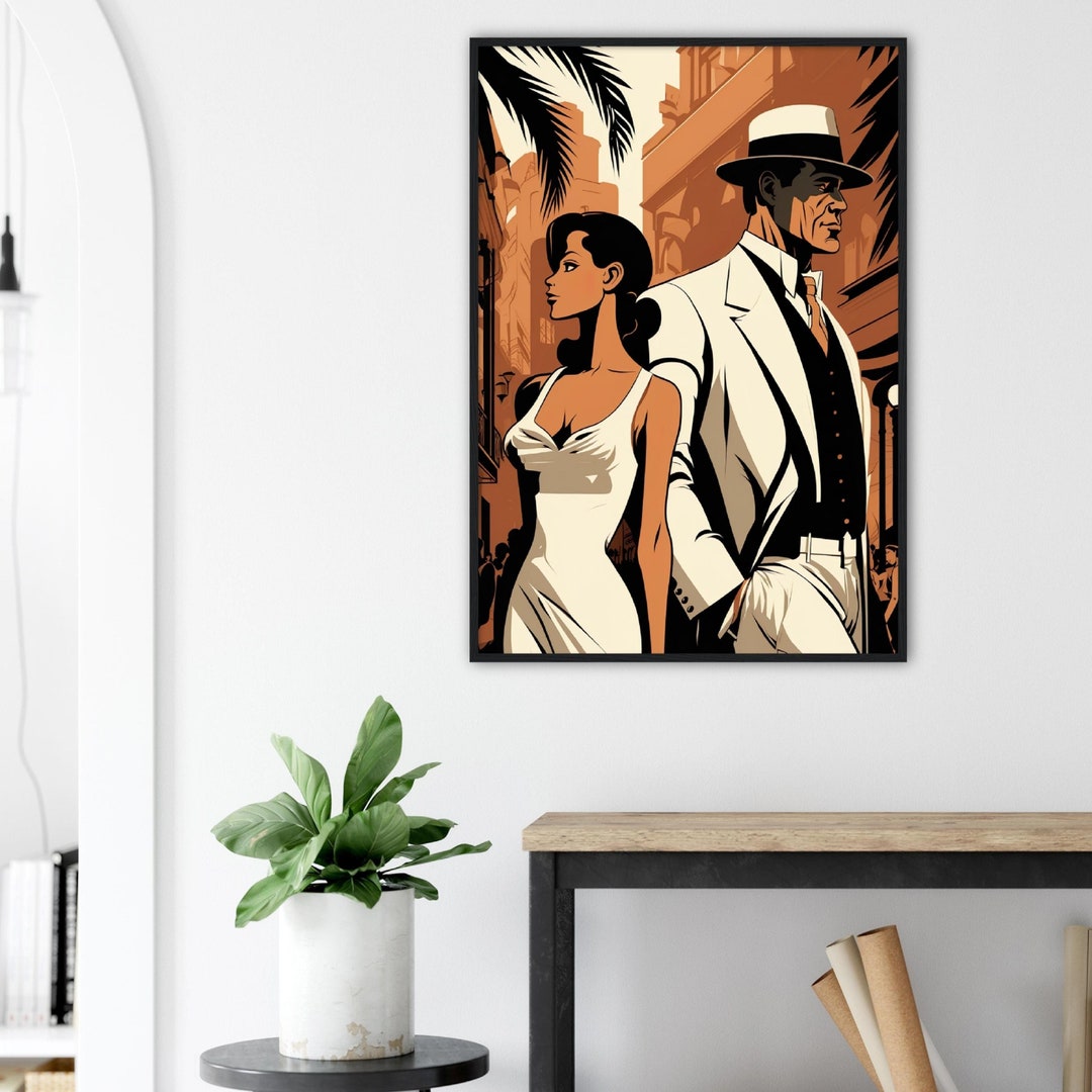 Poster With Wooden Frame - Etsy