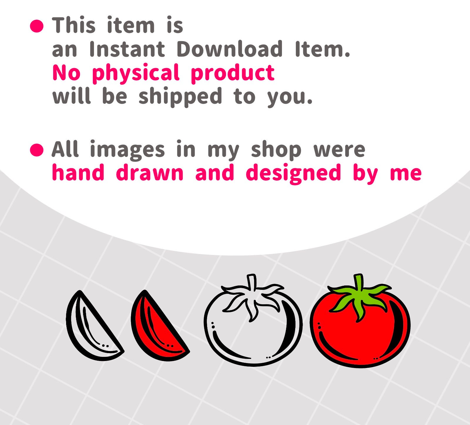 Tomato Digital Clipart Simple Tomato Svg Tomato Png Red - Etsy UK