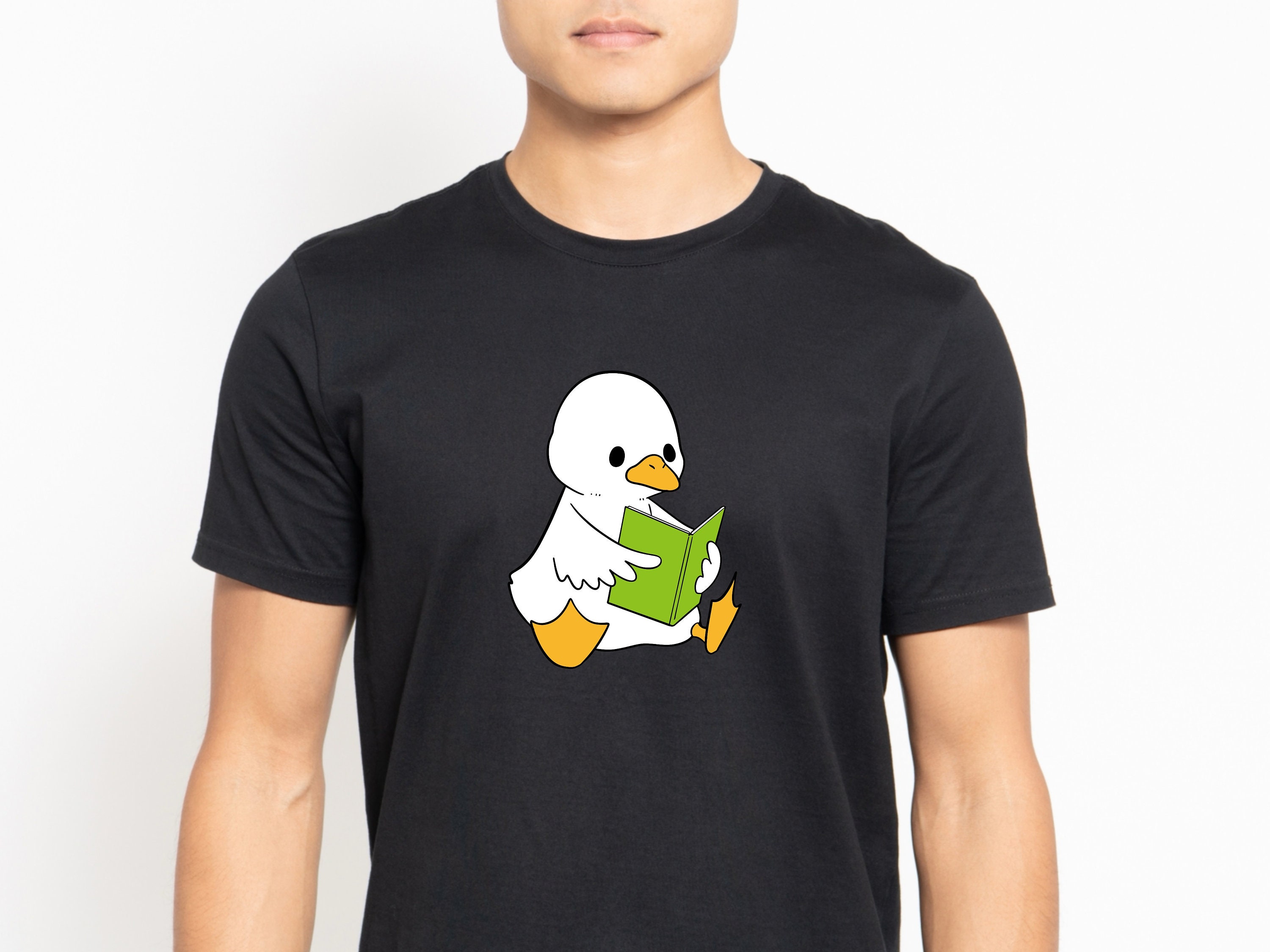 Reading Duckling,book Duck,book Lover,reading,duck Illustration,cute ...