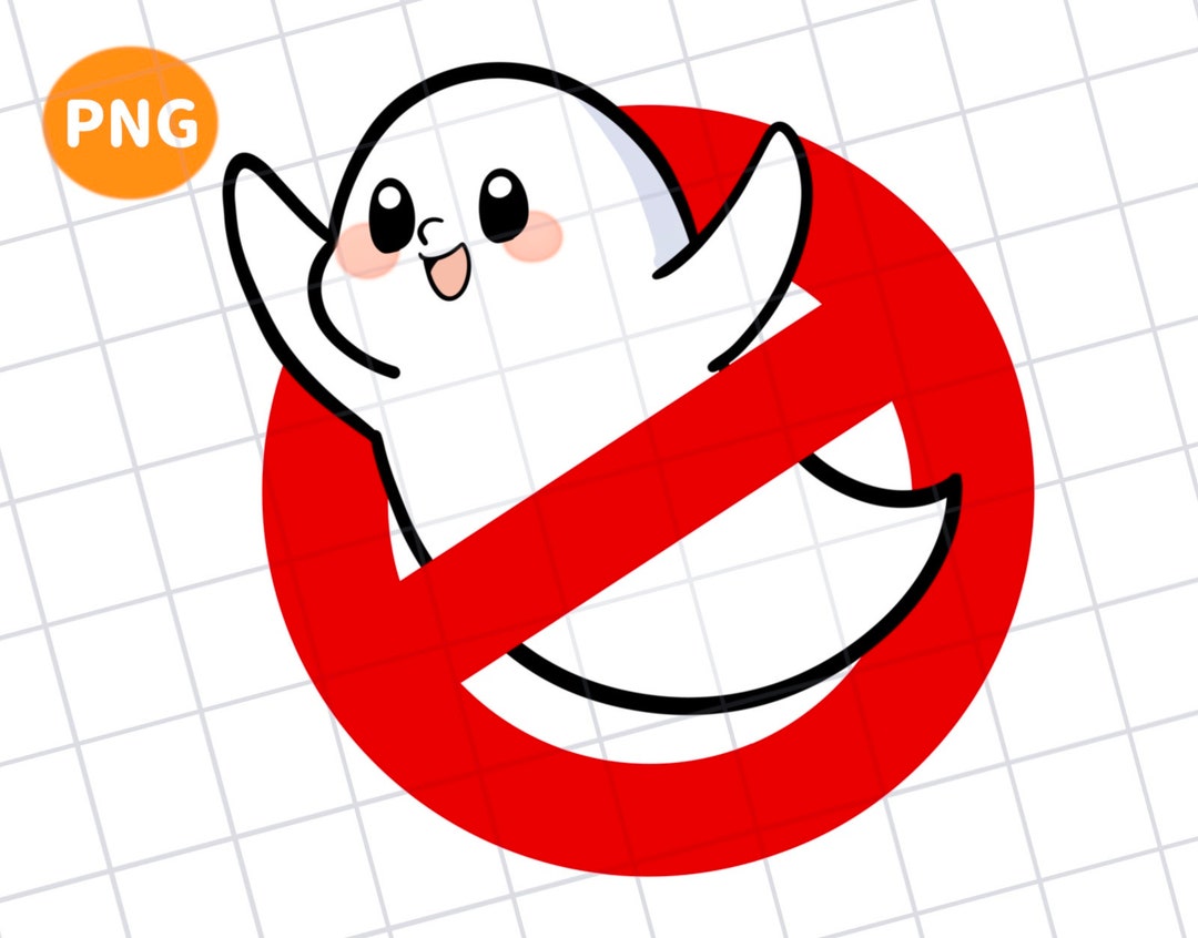 Cute No Ghost Logo,ghost Illustration,ghost Png,no Ghost Icon,kawaii ...