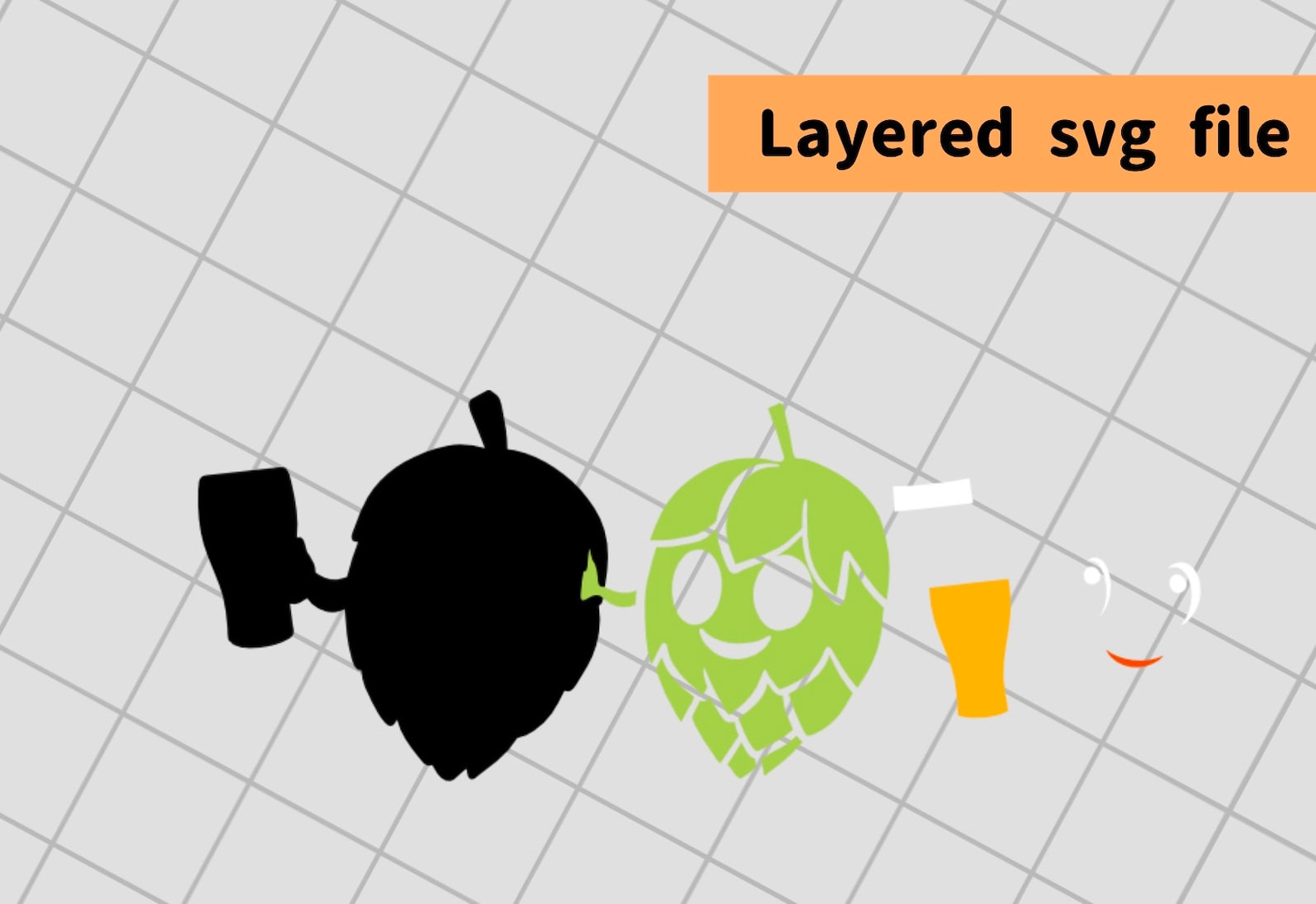 Beer Hop, Hop Digital Clipart, Beer Hop Svg, Bear Hop Png, Hop ...