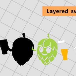 Beer Hop, Hop Digital Clipart, Beer Hop Svg, Bear Hop Png, Hop ...