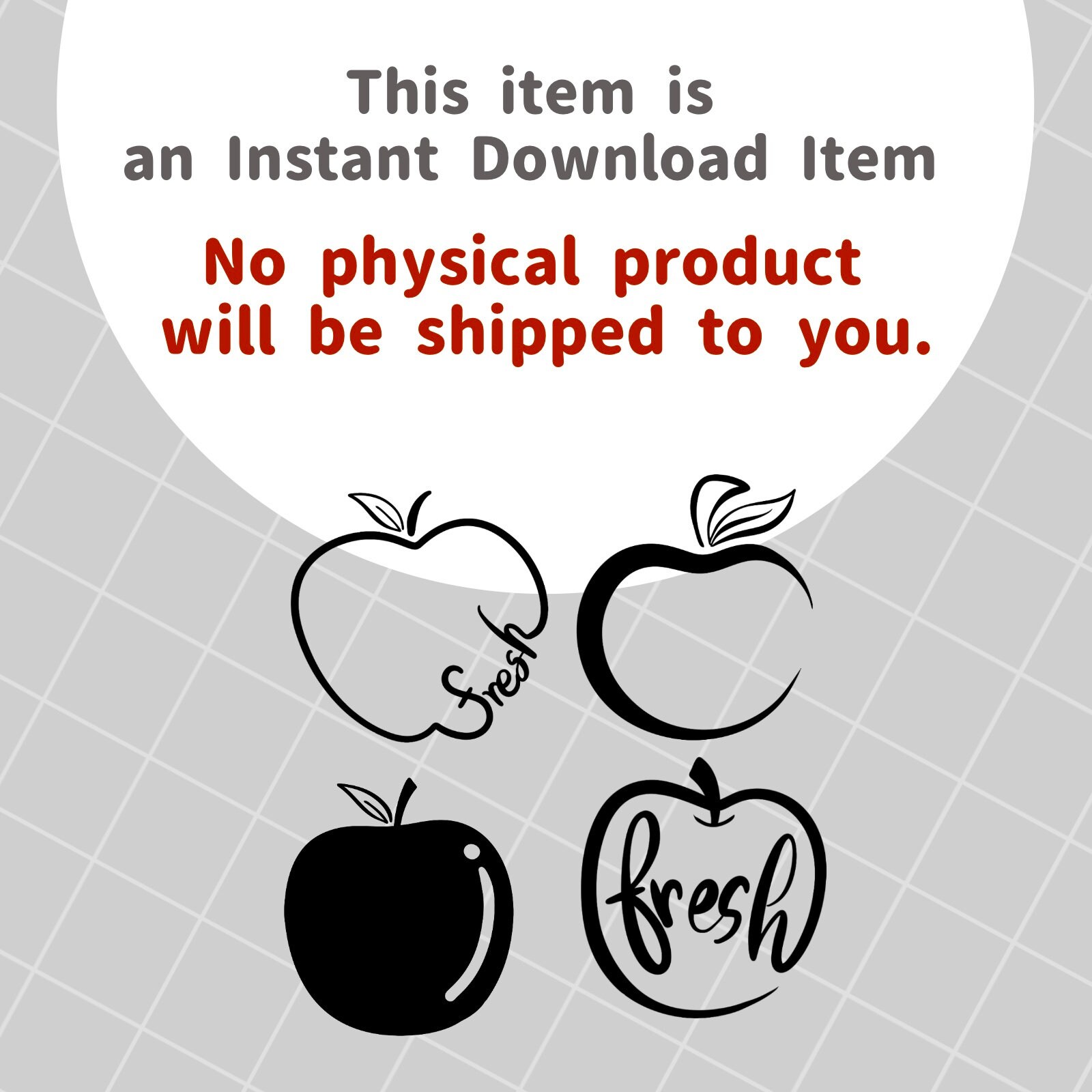 Apple Svg Png Eps, Simple Apple Clipart, Apple Logo, Instant Download ...