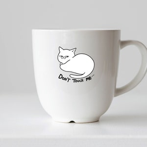 Grumpy Cat,dou't Touch Me,angry Cat Svg,cat Png,cat Illustration,angry ...