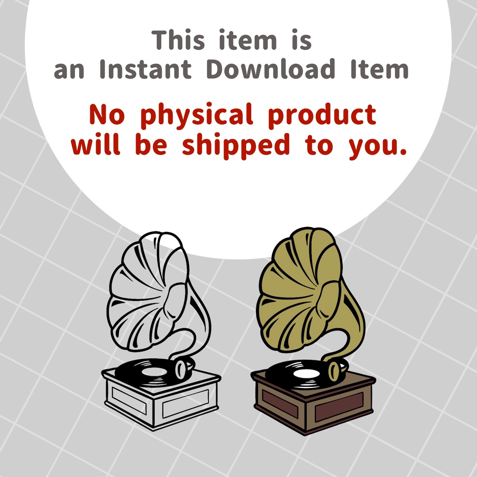 Retro Record Player Svg Png, Vintage Record Player Clipart, Digital ...