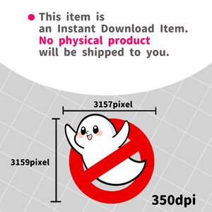 Cute No Ghost Logo,ghost Illustration,ghost Png,no Ghost Icon,kawaii ...