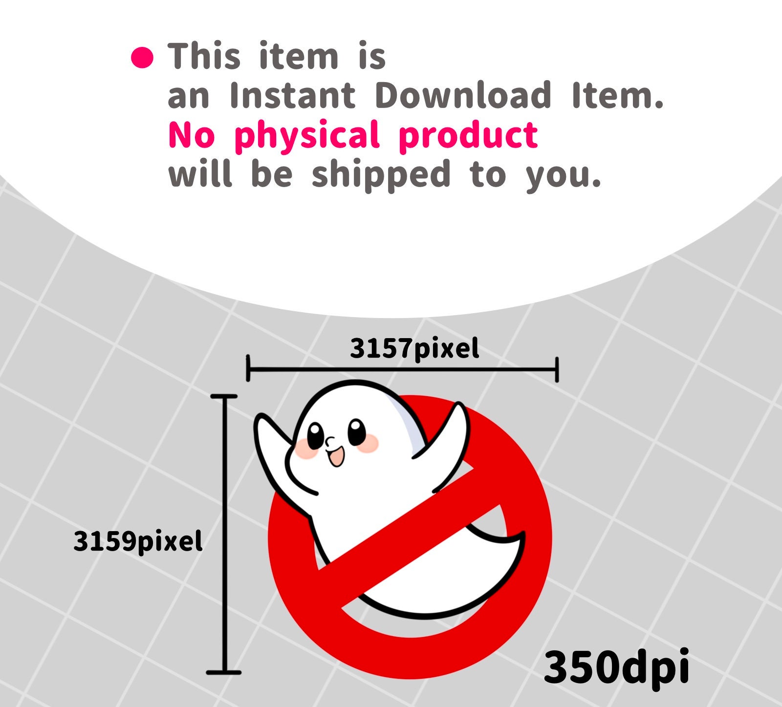 Cute No Ghost Logo,ghost Illustration,ghost Png,no Ghost Icon,kawaii ...