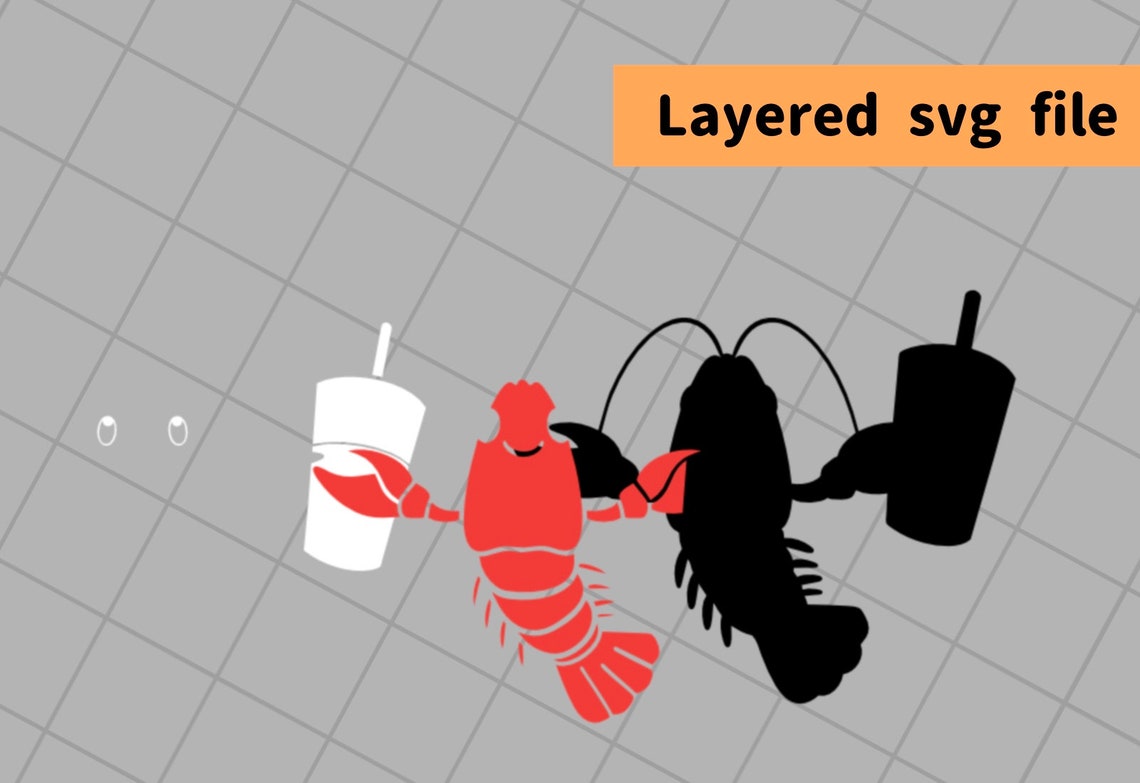 Crawfish Digital Clipart, Crawfish Svg, Crawfish Png, Crawfish ...