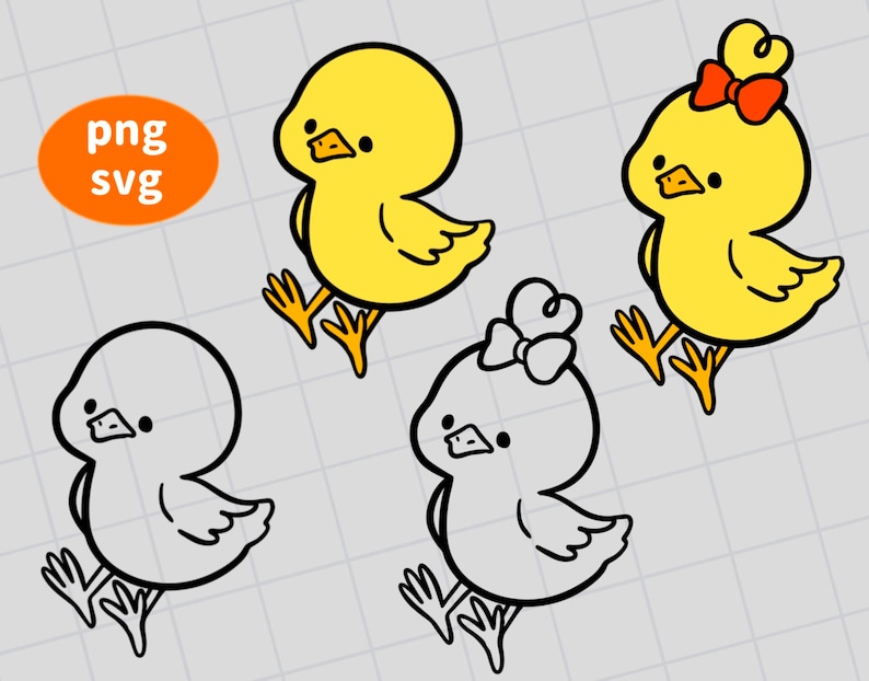 Chicken Girl,chicken Boy,cute Chick Png,kawaii Chicken Illustration ...