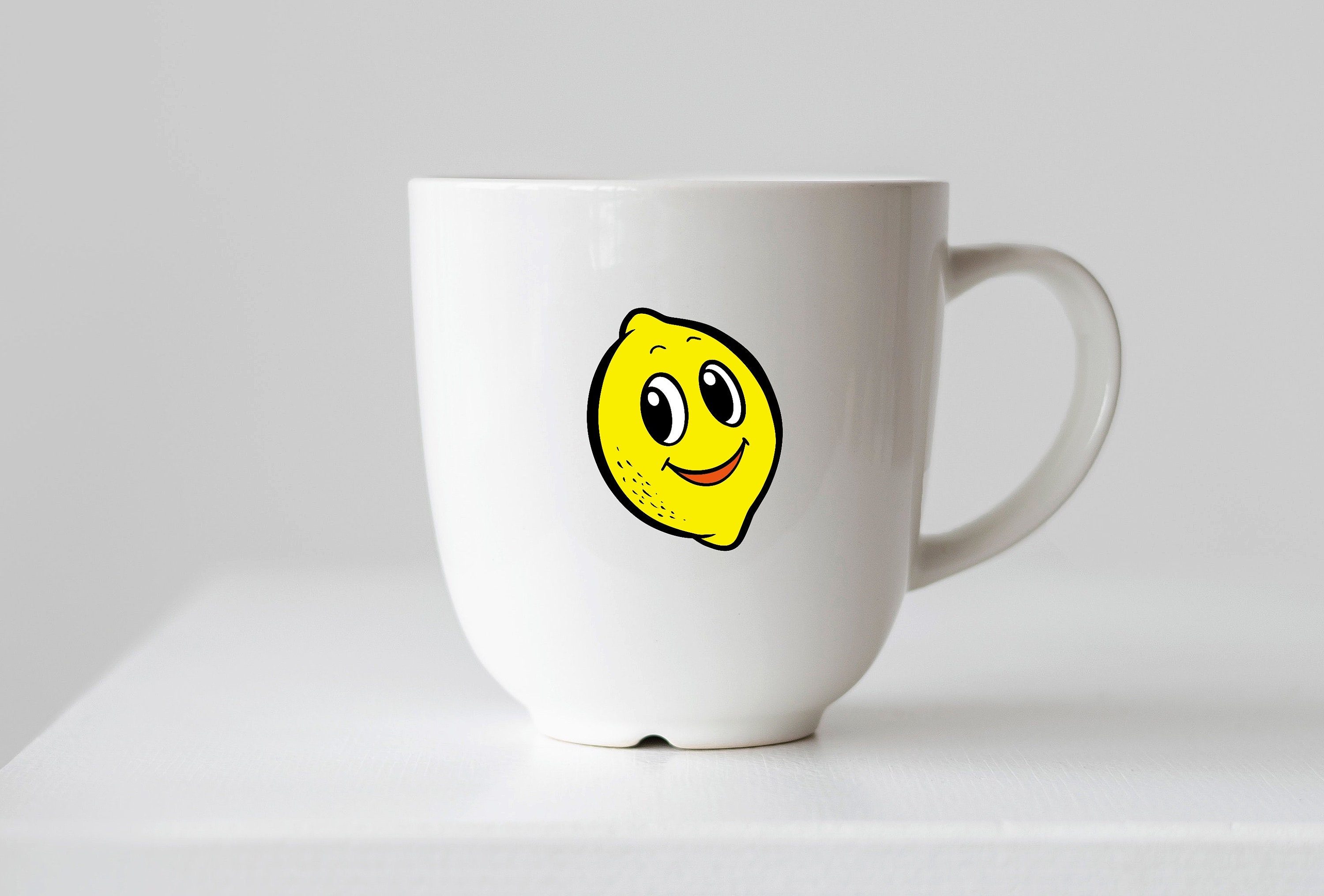 Lemon Character Clipart, Lemon Face Digital Instant Download, Lemon ...