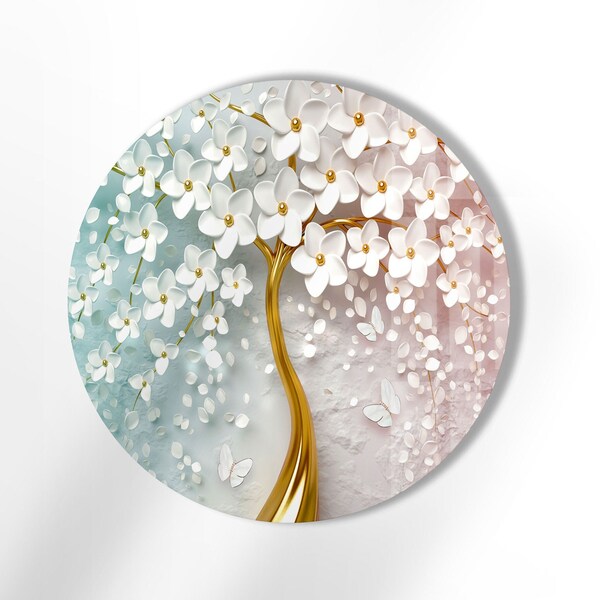 Round Wall Art - Etsy