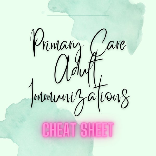 Fnp Cheat Sheet - Etsy
