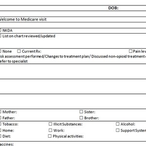 Medicare Wellness Visit, SOAP Note, Digital Download - Etsy