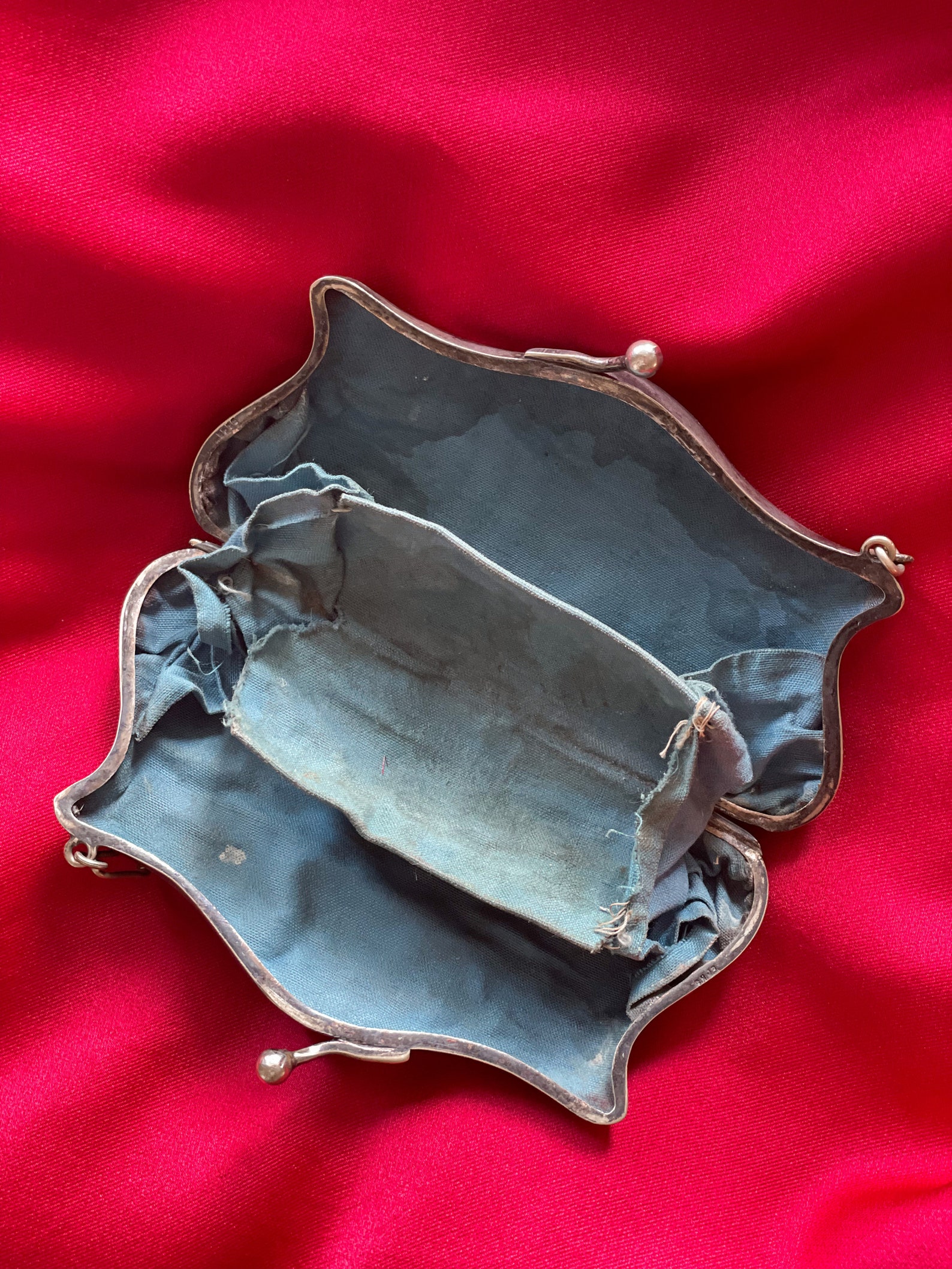 Antique Edwardian Silver Purse - Etsy