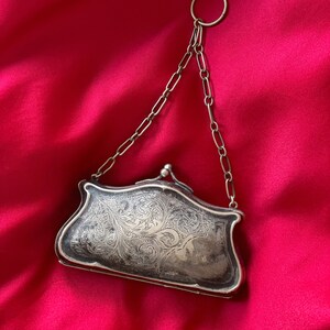 Antique Edwardian Silver Purse - Etsy