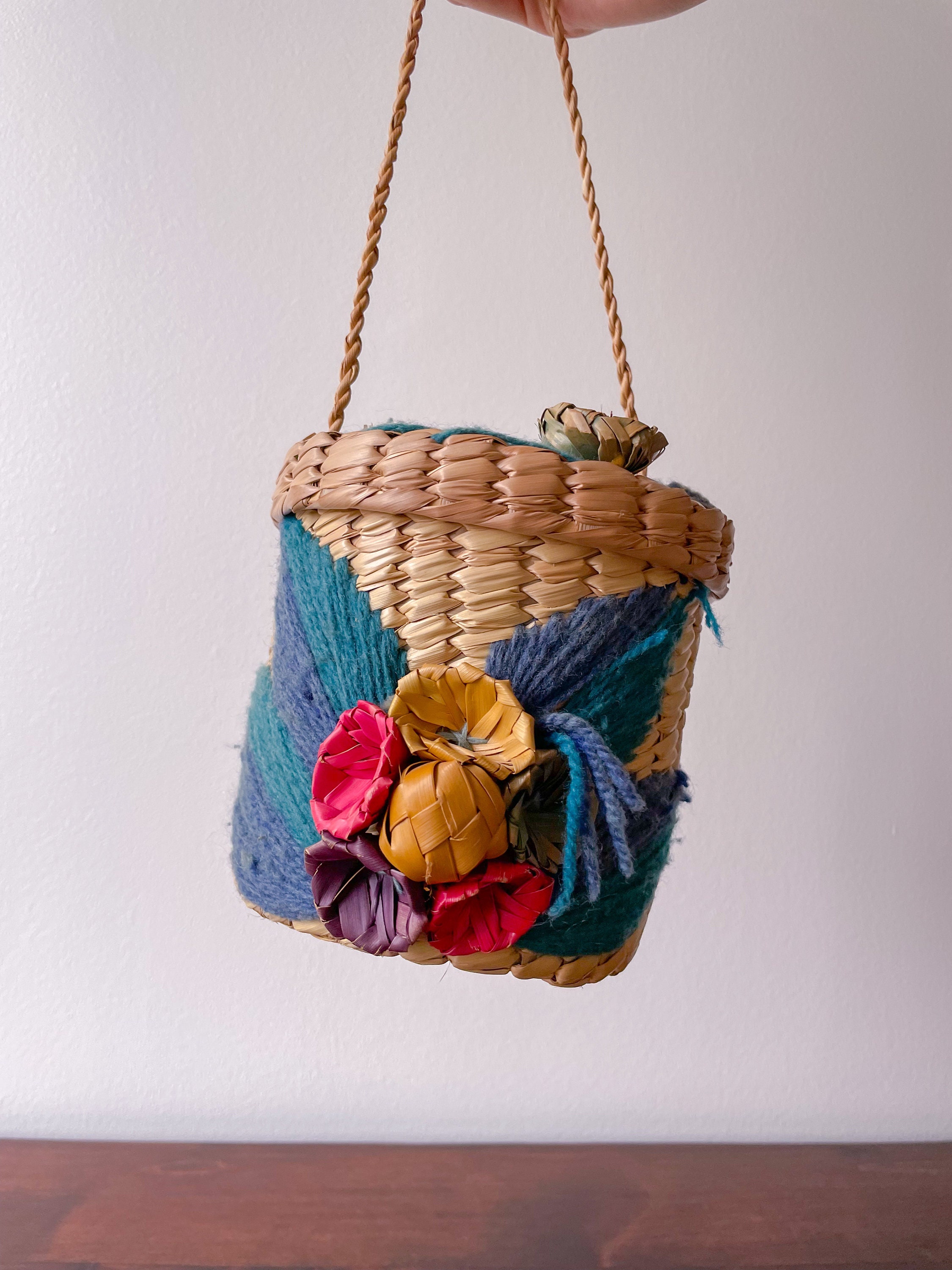 1960s Vintage Straw Bag - Etsy