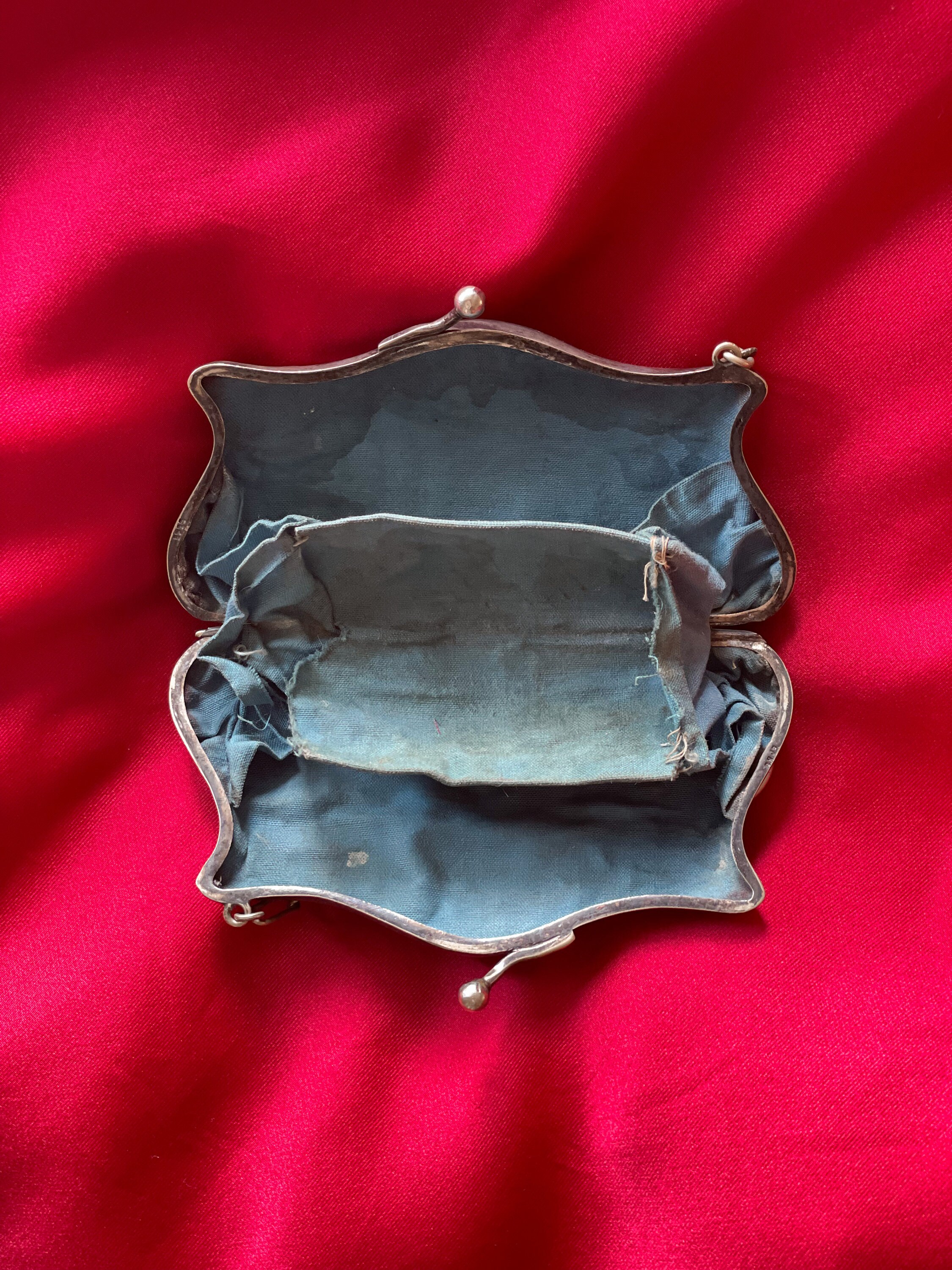 Antique Edwardian Silver Purse - Etsy