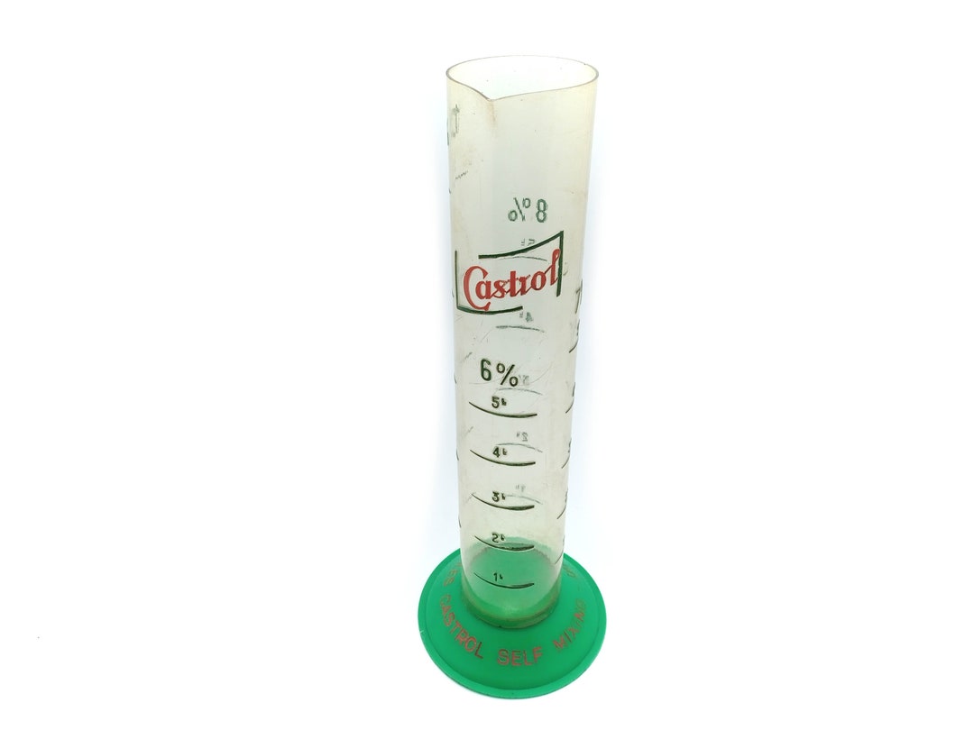 Castrol Vintage Plastic Advertising Oil Dispenser - Self Mixing - 80s ...