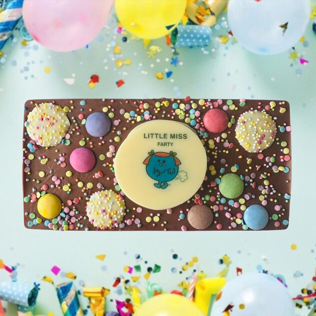 Little Miss Farty Chocolate Bar, Little Miss Rude Chocolate Bar, Funny ...