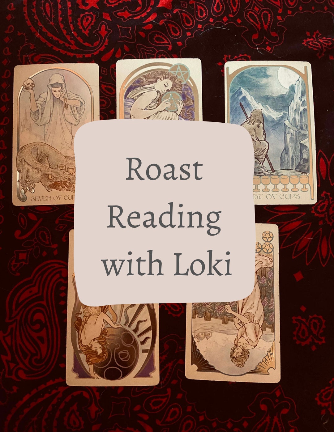 Roast Reading W/ Loki - Etsy