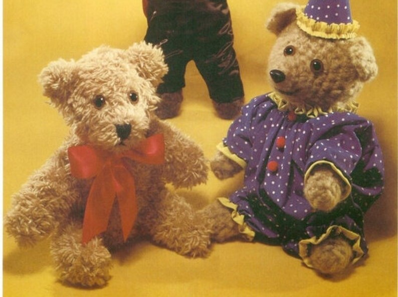 Vintage Teddy Bears Crochet Patterns, Pattern Book Instant Download PDF ...