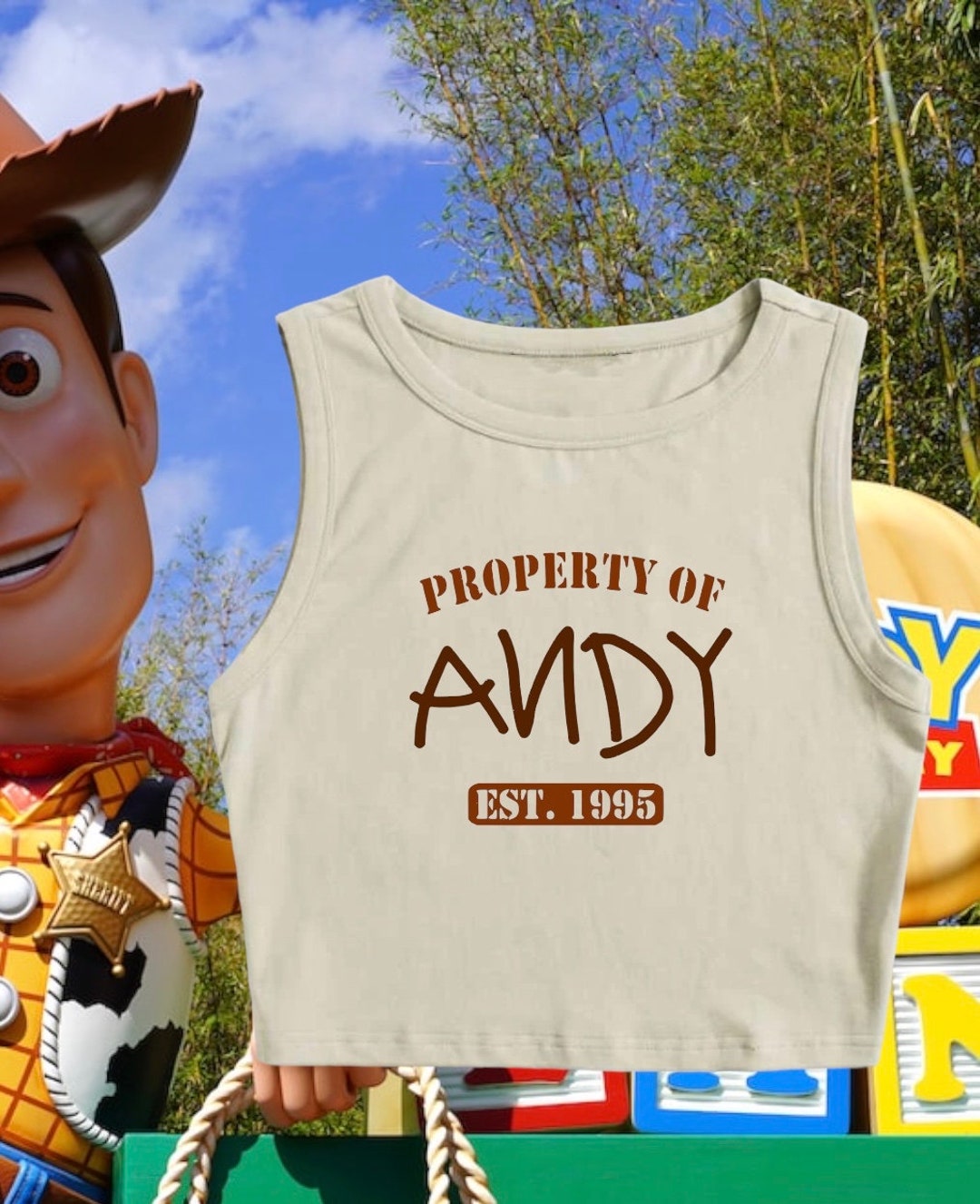 Property of Andy Crop Top | Disney Toy Stoy Inspired Crop Top | Disney ...