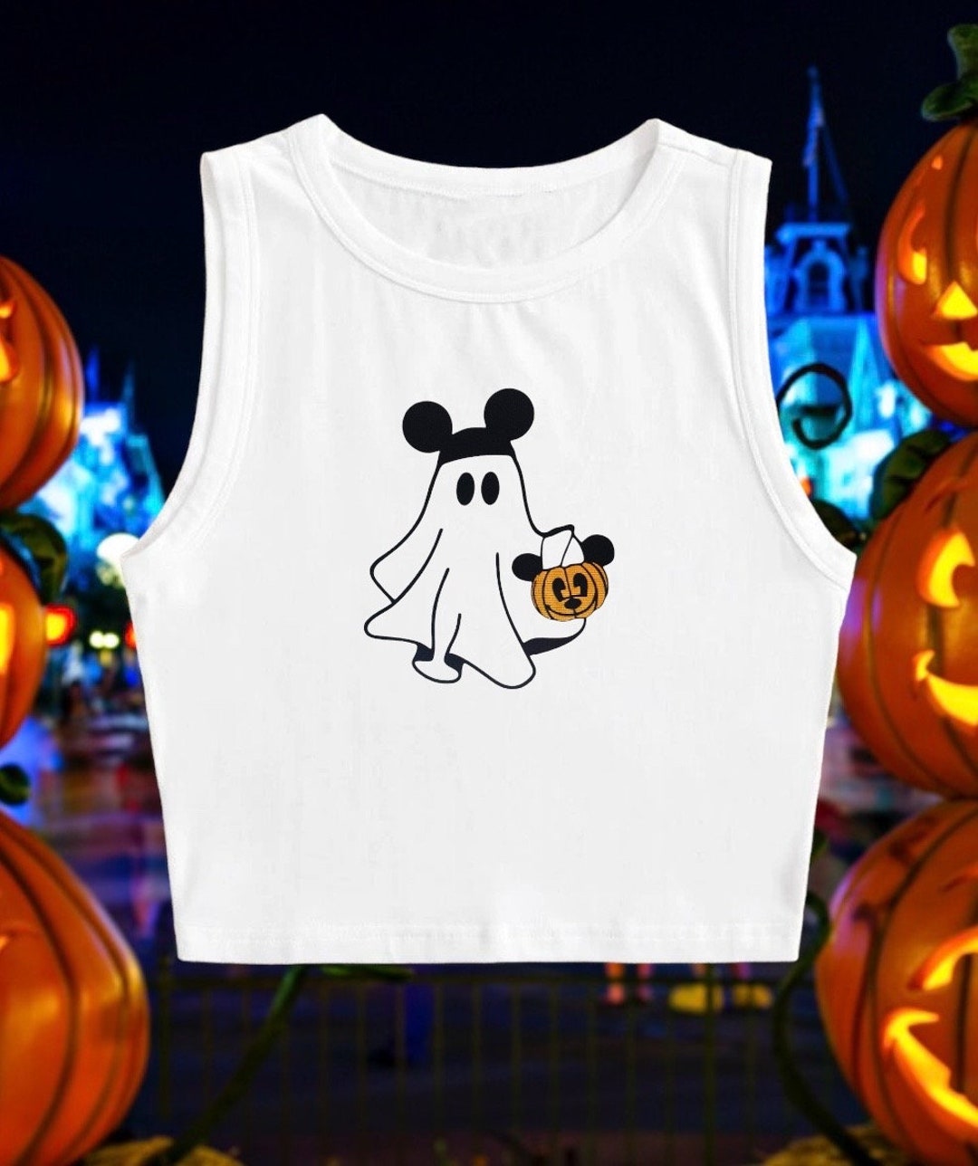 Trick or Treat Crop Top | Disney Inspired Crop Top | Halloween Crop Top ...