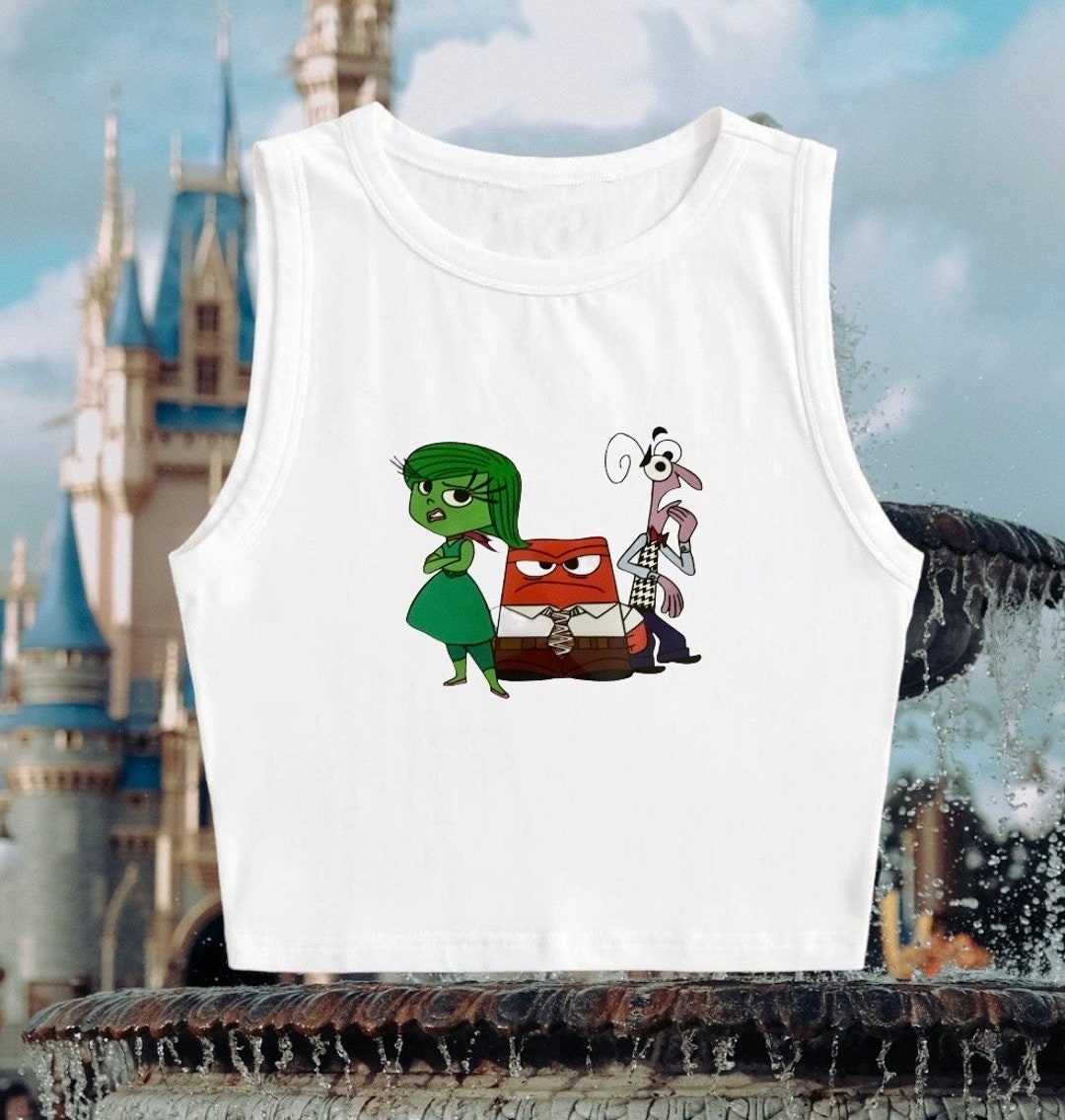 Anger, Fear and Disgust Crop Tank | Disney Inspired Crop Top | Inside ...