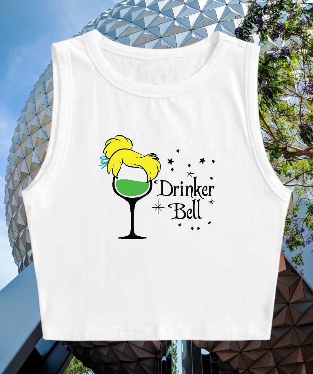 Food & Wine Crop Top Tinker Bell |disney Inspired Crop Top | Epcot Crop ...