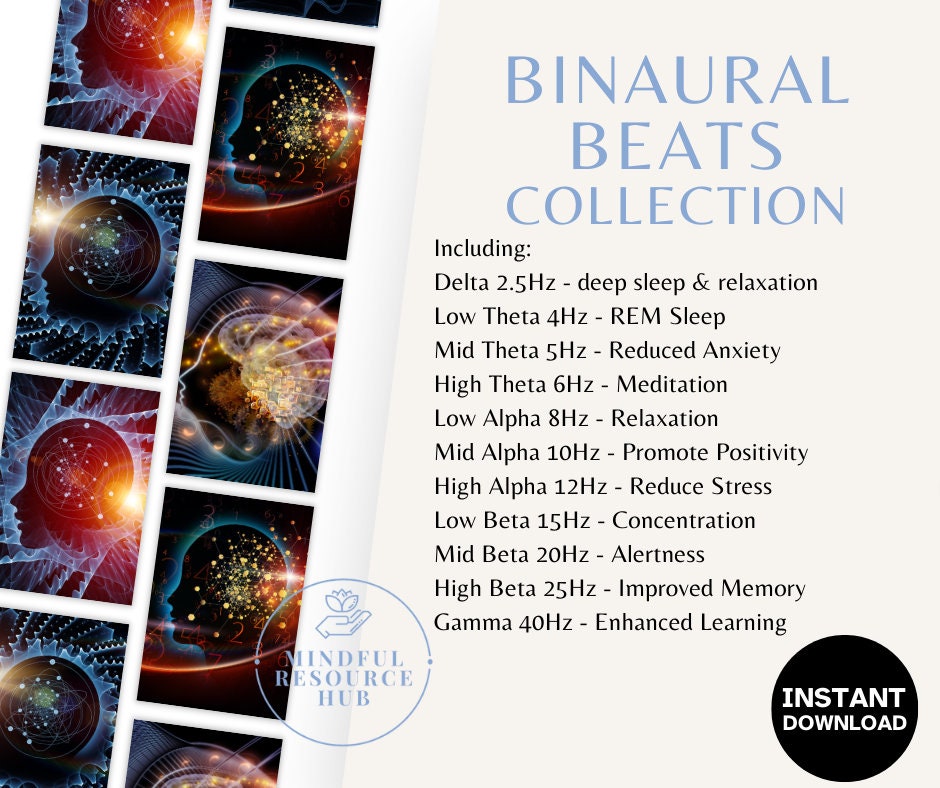 Binaural Beats Collection - Fixed Pitch - Alpha Beta Theta Delta - Low ...