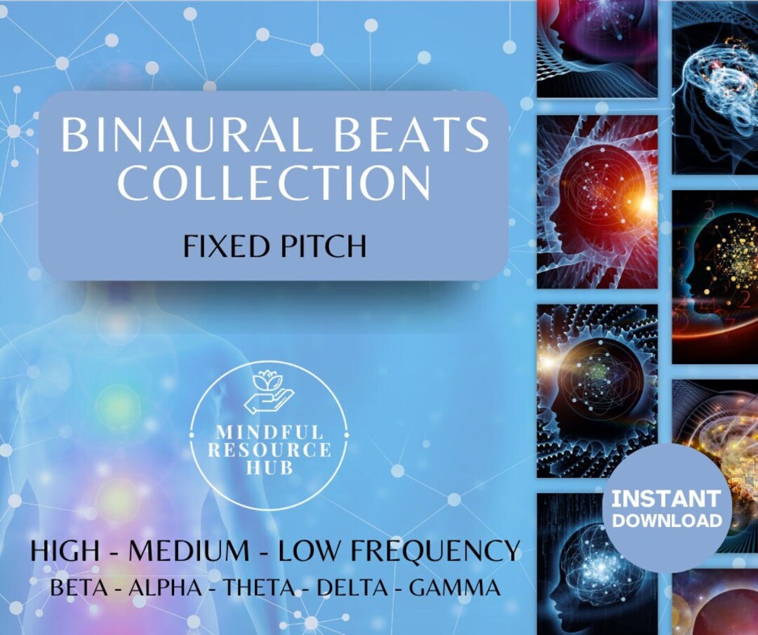 Binaural Beats Collection - Fixed Pitch - Alpha Beta Theta Delta - Low Medium High - for ...