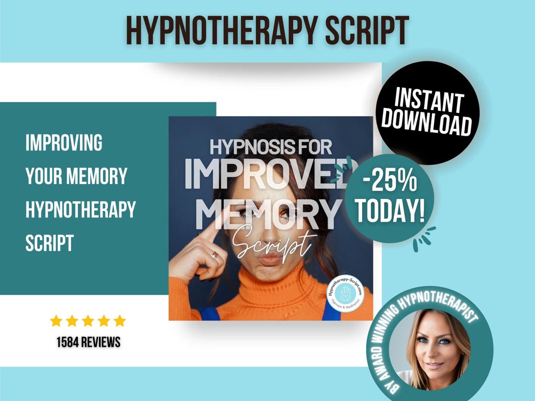 Hypnosis Script - for Improving Your Memory - for Hypnotherapists ...
