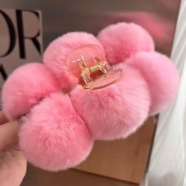 Fluffy Hair Claw - Etsy