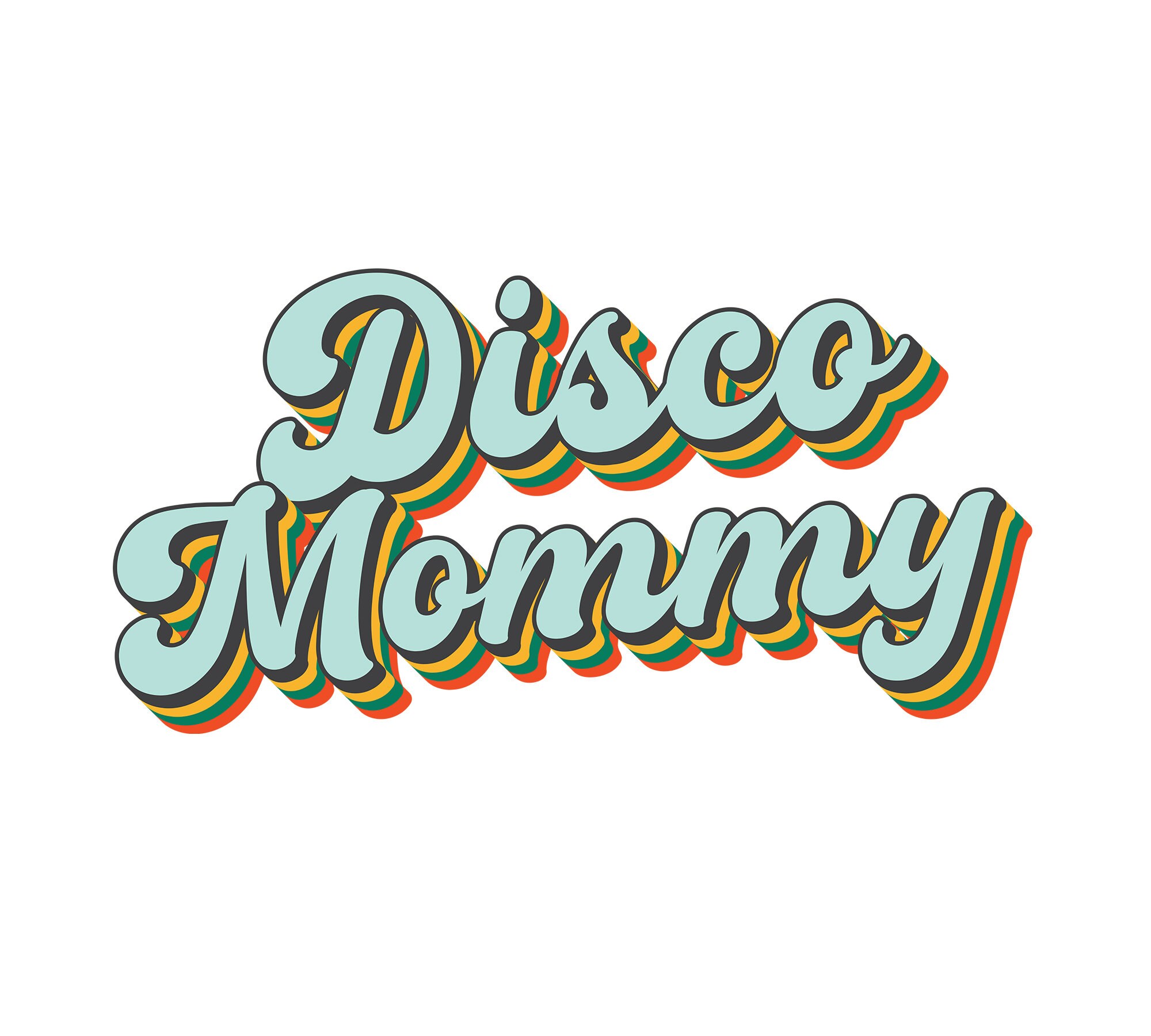 Disco Mommy Svg, Retro Text Svg, Retro Wave Svg, 60s Svg, Disco Baby ...