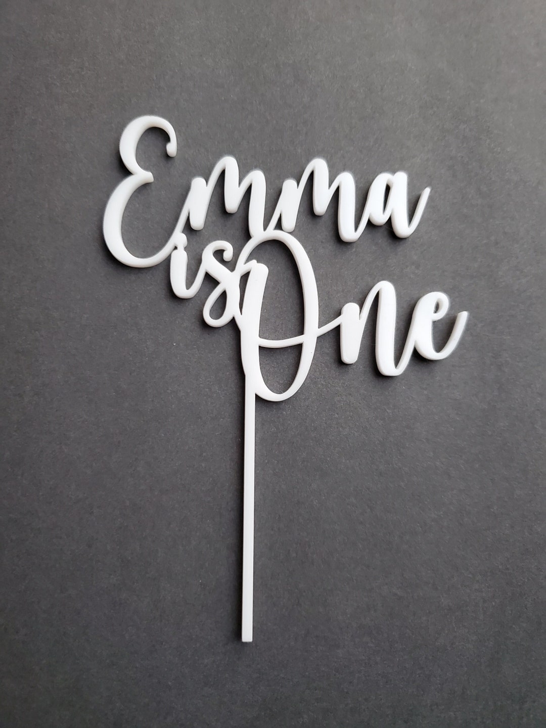Custom Acrylic Birthday Cake Topper. Custom Acrylic Topper With Name ...