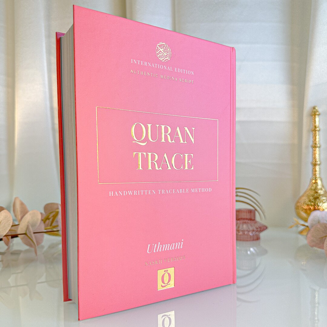 The Original Quran Trace Pink wardah Edition Medina Uthmani Script ...