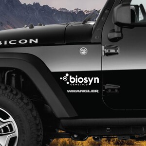 Biosyn Genetics Jurassic Park Compatible for Jeep SUV Truck Car Vehicle ...