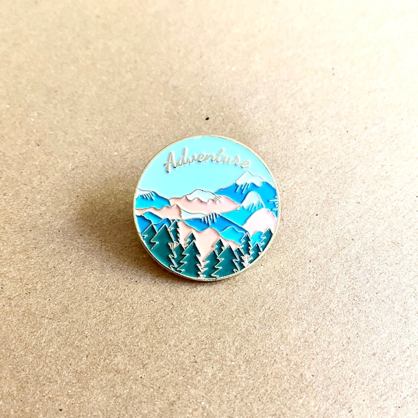 Nature Enamel Pin - Etsy