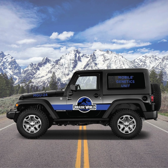 9 Teiliges Set Jurassic World Mobile Genetics Unit Blue Stripe Kit Nummern Dinosaurier Kompatibel fur Jeep GELANDEWAGEN Auto Aufkleber Etsy