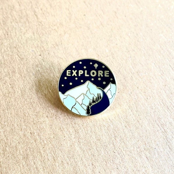 Nature Enamel Pin - Etsy